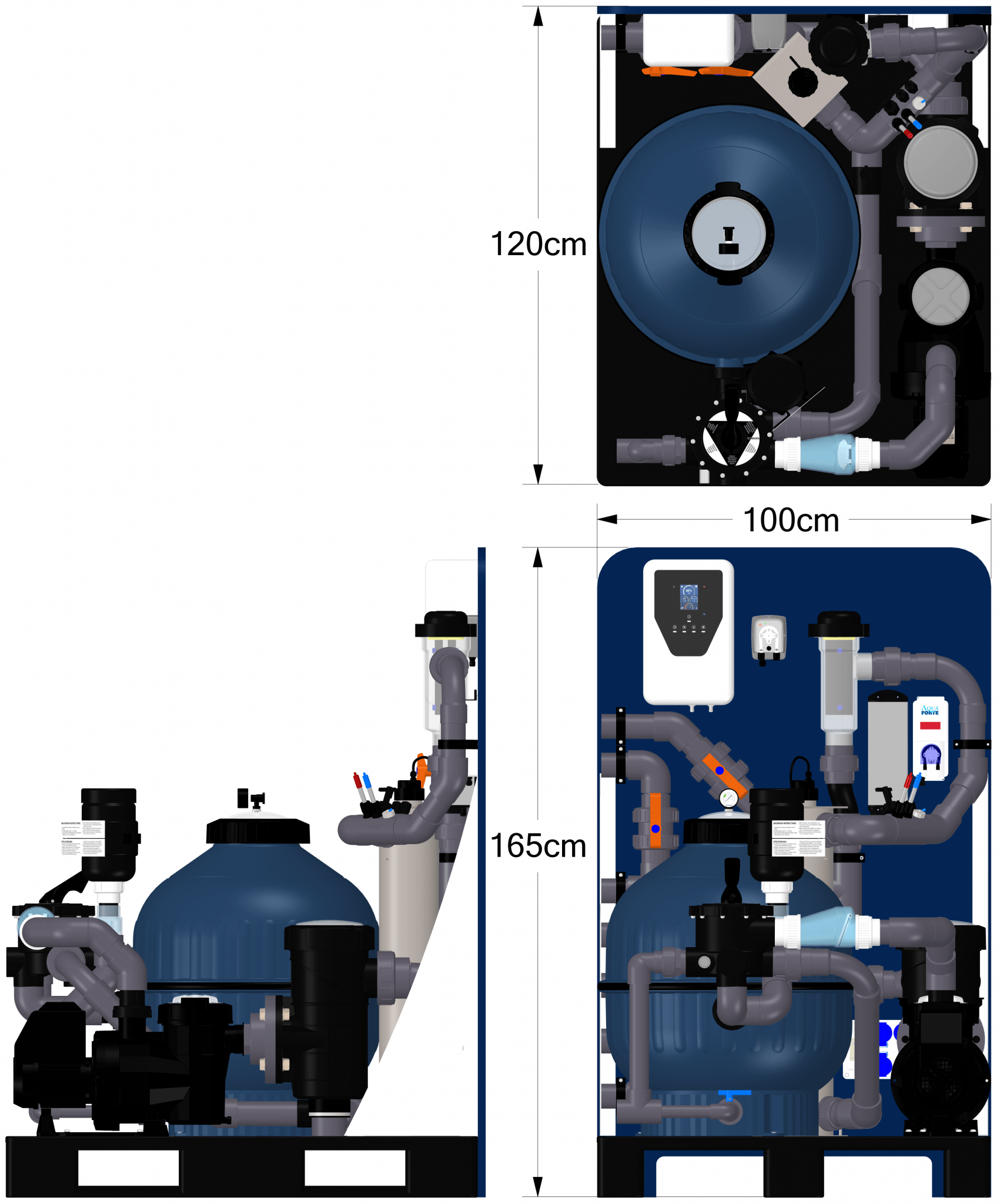 AquaForte Plug & Swim Pallet Type Biopool - AquaForte Reliable and ...